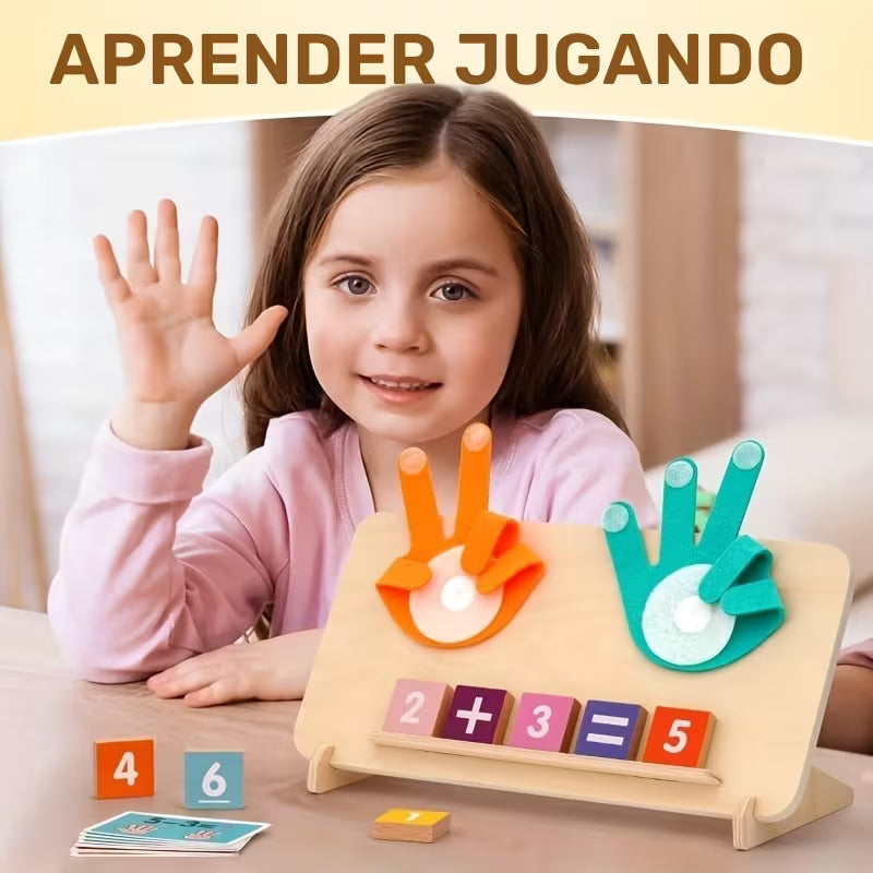 Juego Montessori de Matemáticas – Contar Dedos y Bloques Numéricos par ...